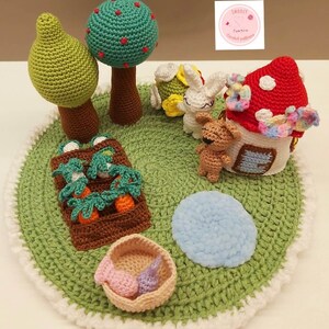 Forest Animals Crochet Play Set Pattern (PDF) - Etsy