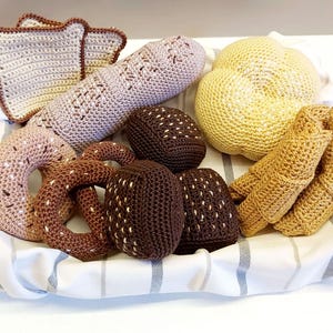 Bread Basket Food Play Set Crochet Pattern - Etsy