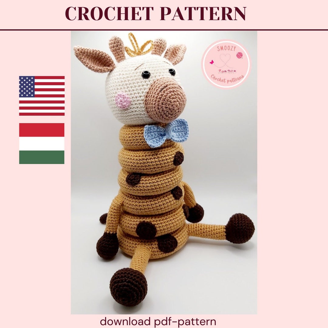 Stacking Toy Giraffe Crochet Pattern, Montessori Giraffe Pattern ...