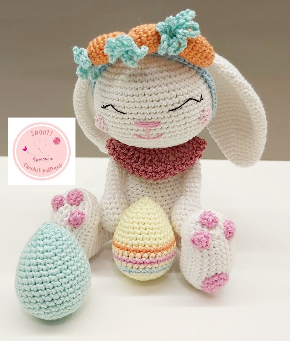 Crochet Pattern Easter Bunny , Amigurumi Bunny Crochet Pattern, Bunny ...