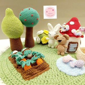 Forest Animals Crochet Play Set Pattern (PDF) - Etsy