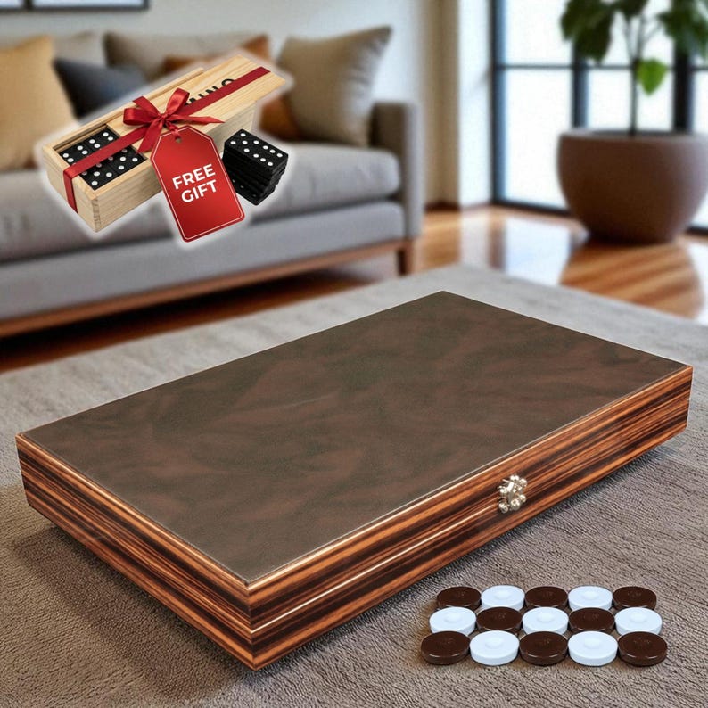 Luxury Leather Backgammon Set – Handmade Premium Game Board - Etsy
