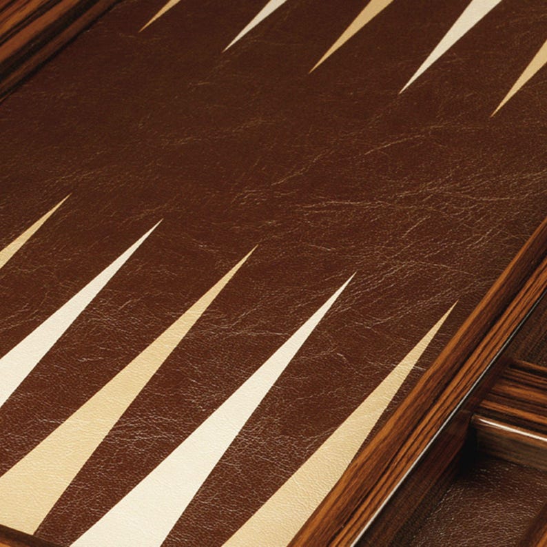 Luxury Leather Backgammon Board – Personalized Engraved Gift, Elegant ...
