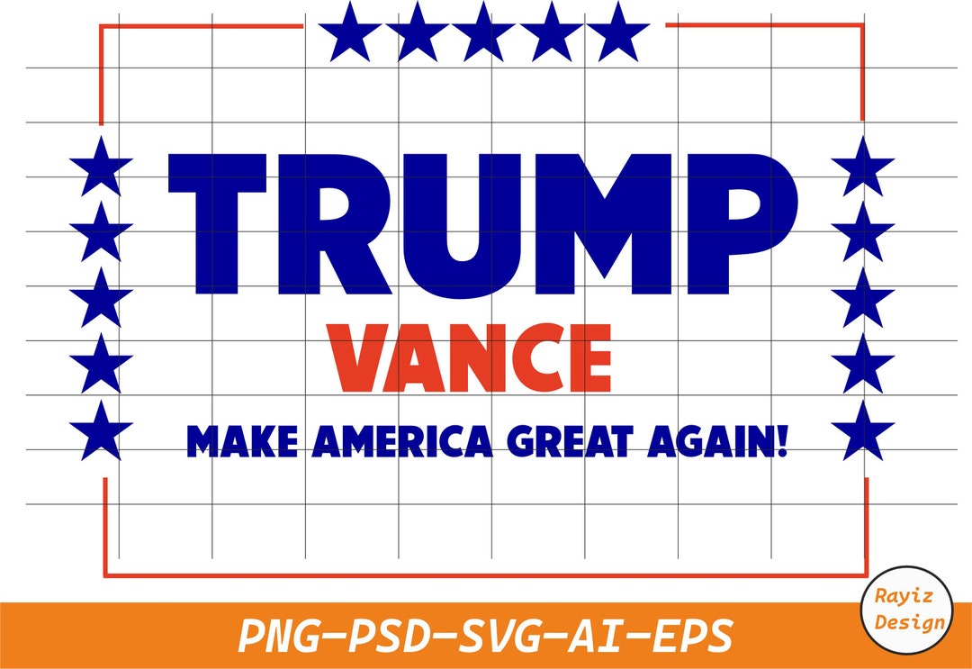 Trump Vance 2024 SVG, PNG, PSD, Ai, Eps Republican, Conservative, Trump ...