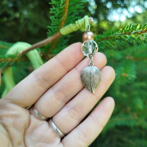 Boho-chic Handmade Green Tribal Dreadlock Hair Ring Barette - Unique Dreadcuff - Etsy