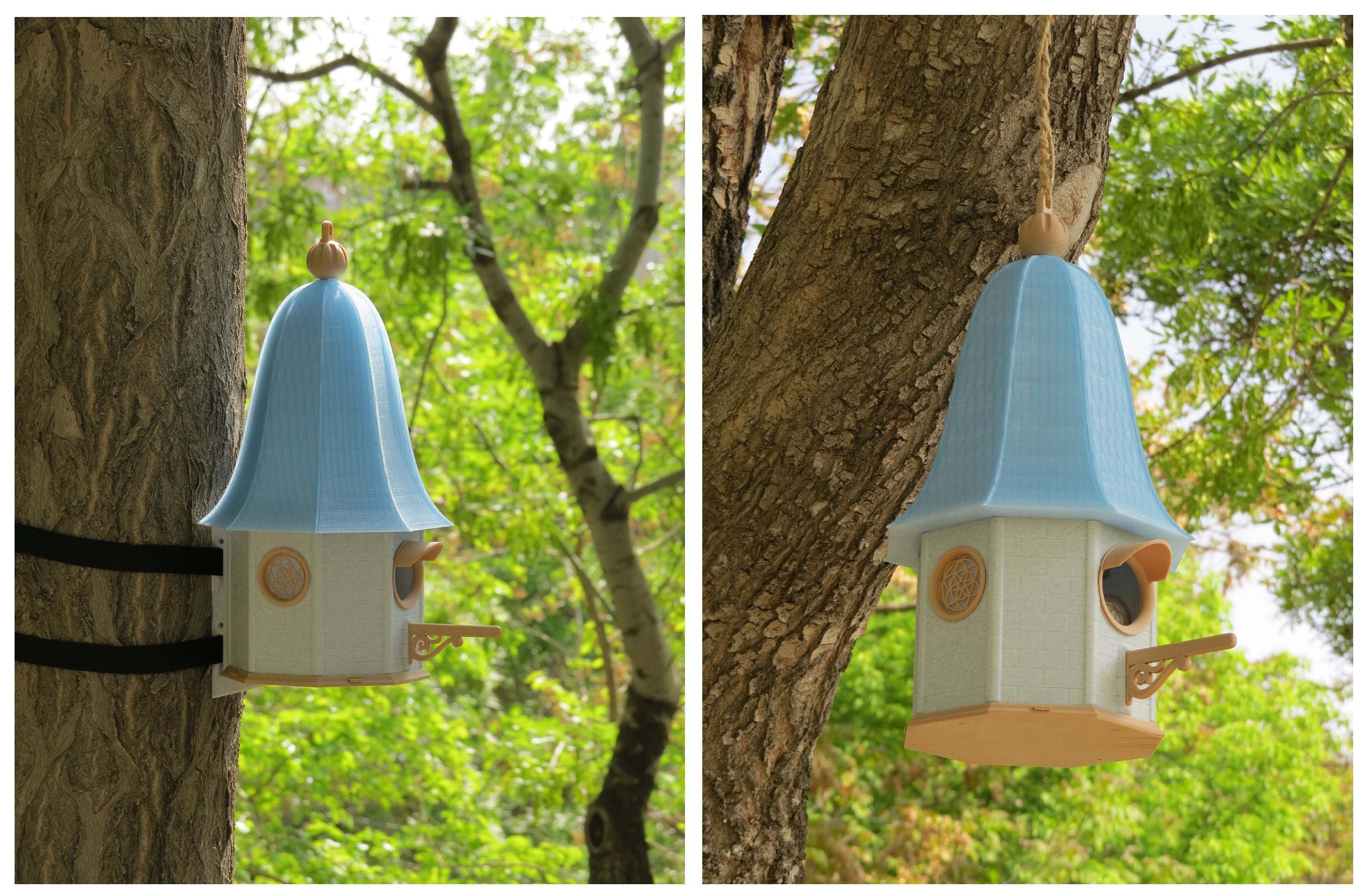 Birdhouse Ivan Stl File 3D Print Gothic Bird House - Etsy