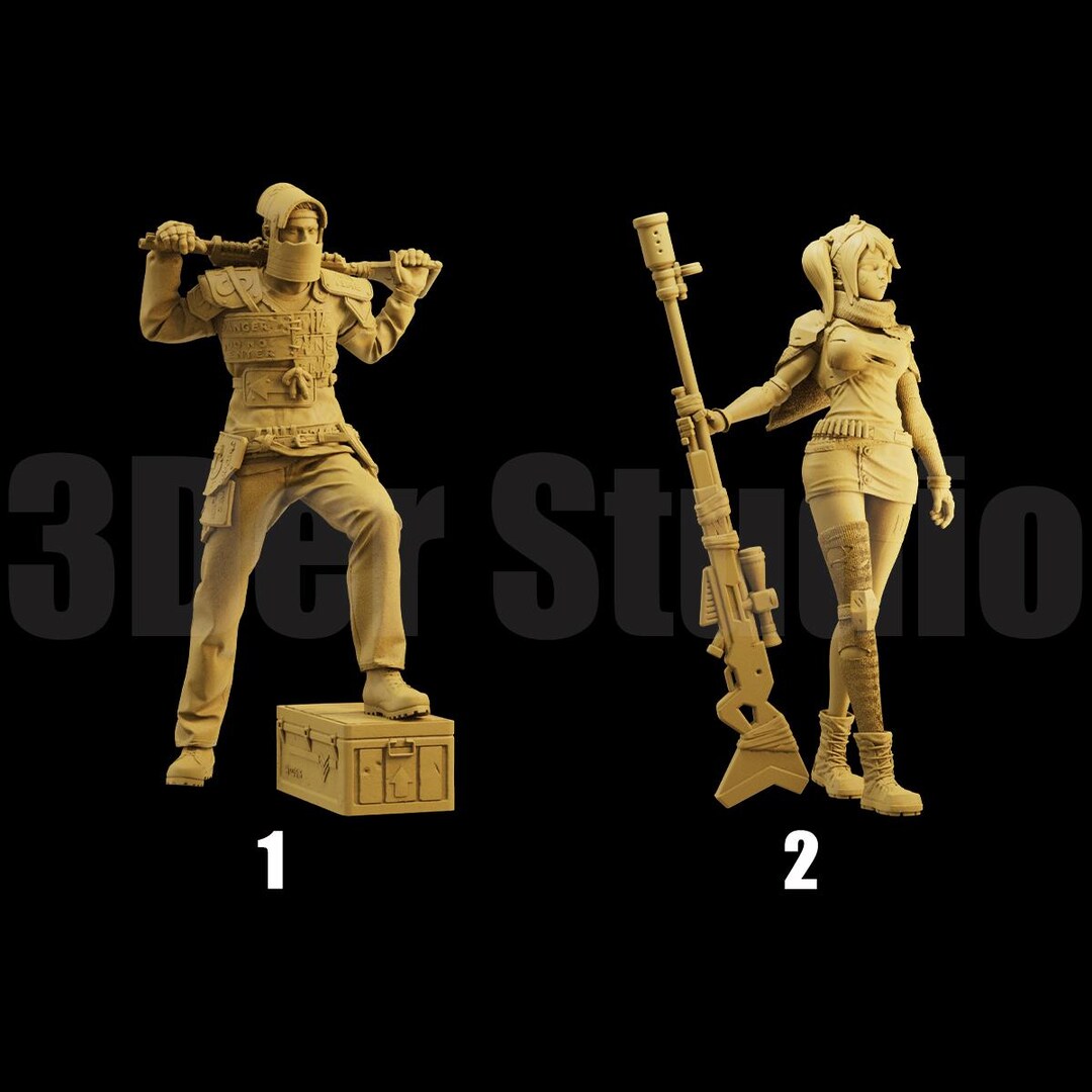 Unpainted Doomed Desert Warriors Scale Figure 1/35/43/64 - Post ...