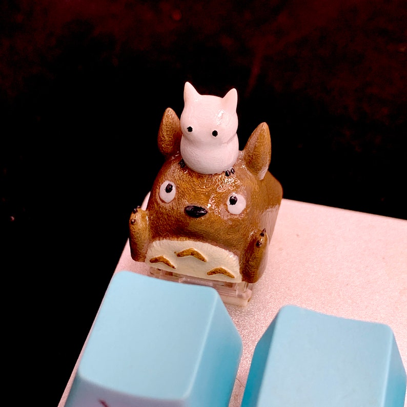 Custom Totoro Artisan Keycaps Hand-painted 3D Printed Gaming Keycap for ...