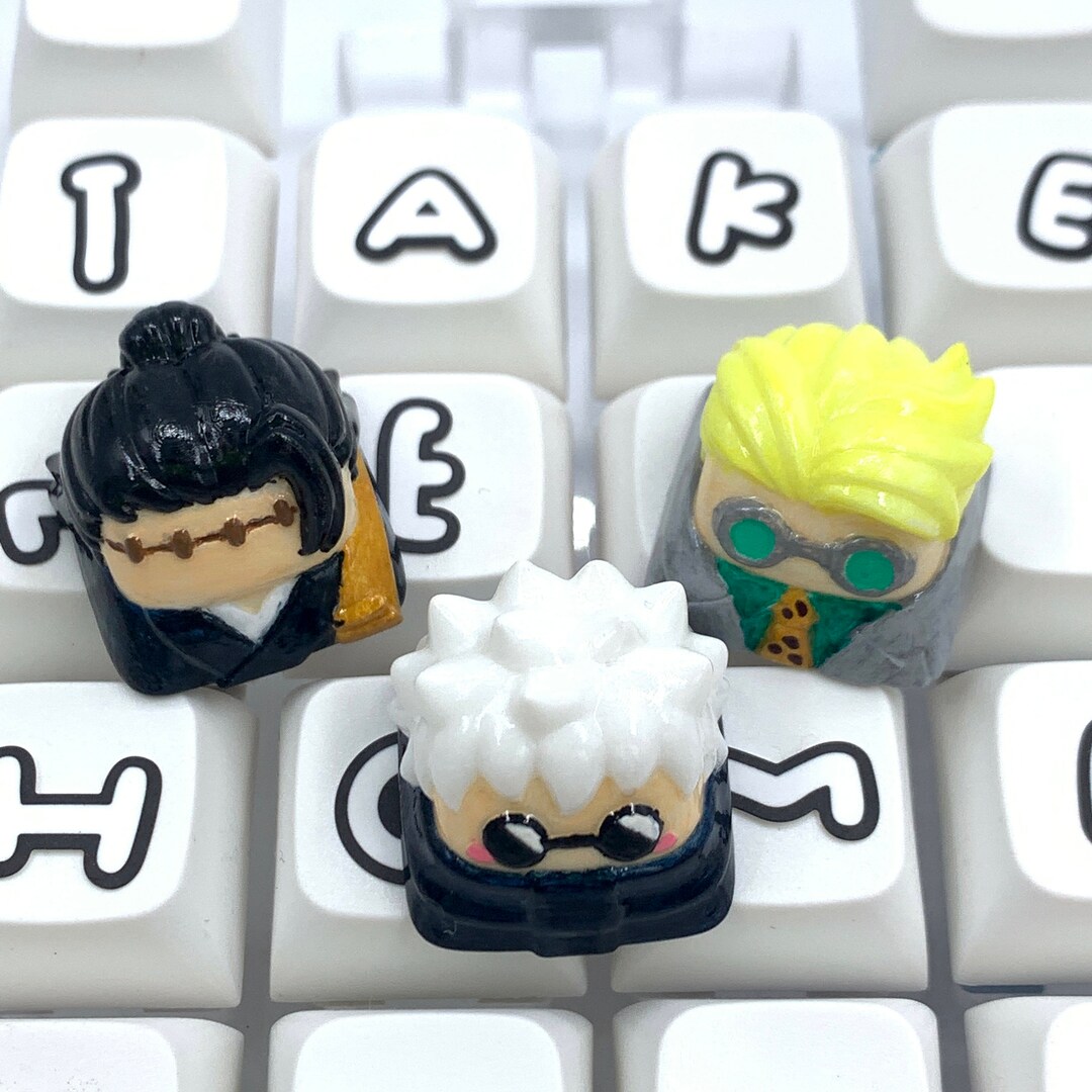 Jujutsu Kaisen Keycap Hand-painted 3D Printed, Ideal Gift for Anime ...