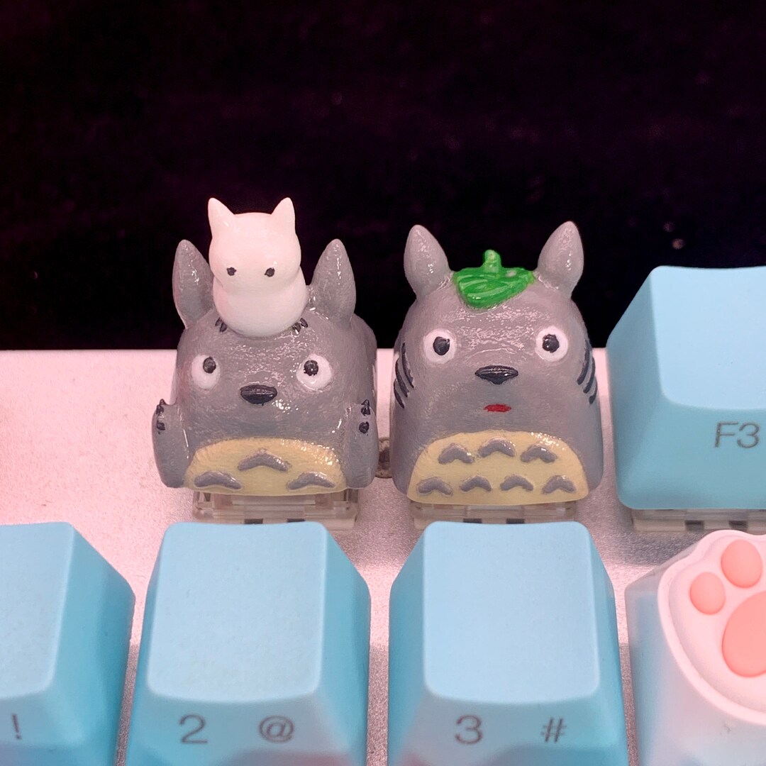 Custom Totoro Artisan Keycaps Hand-painted 3D Printed Gaming Keycap for ...