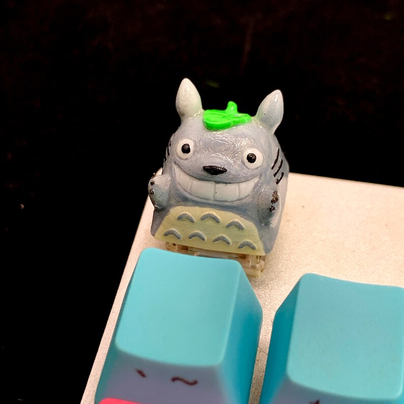 Custom Totoro Artisan Keycaps Hand-painted 3D Printed Gaming Keycap for ...