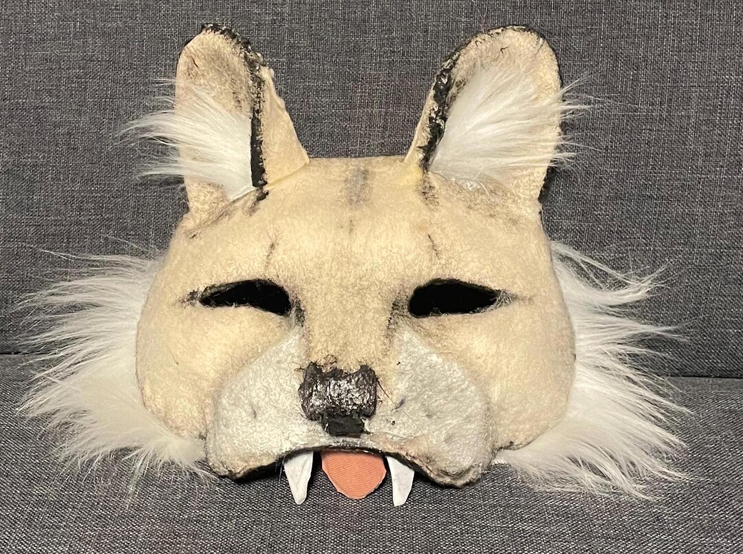 Cougar Mask - Mountain Lion - Etsy
