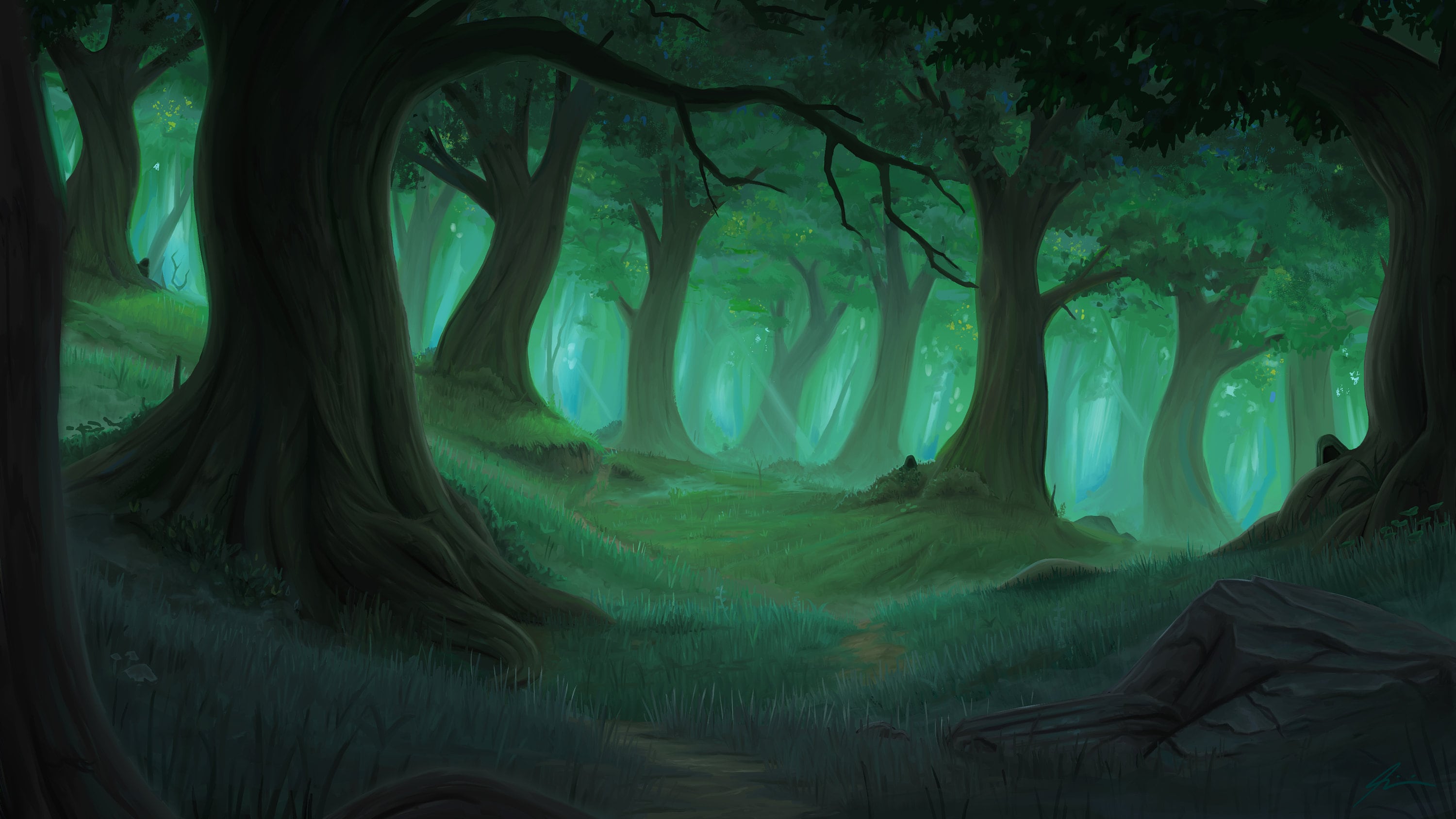 Custom Fantasy Landscape or Scene RPG Commissions Desktop Wallpaper ...