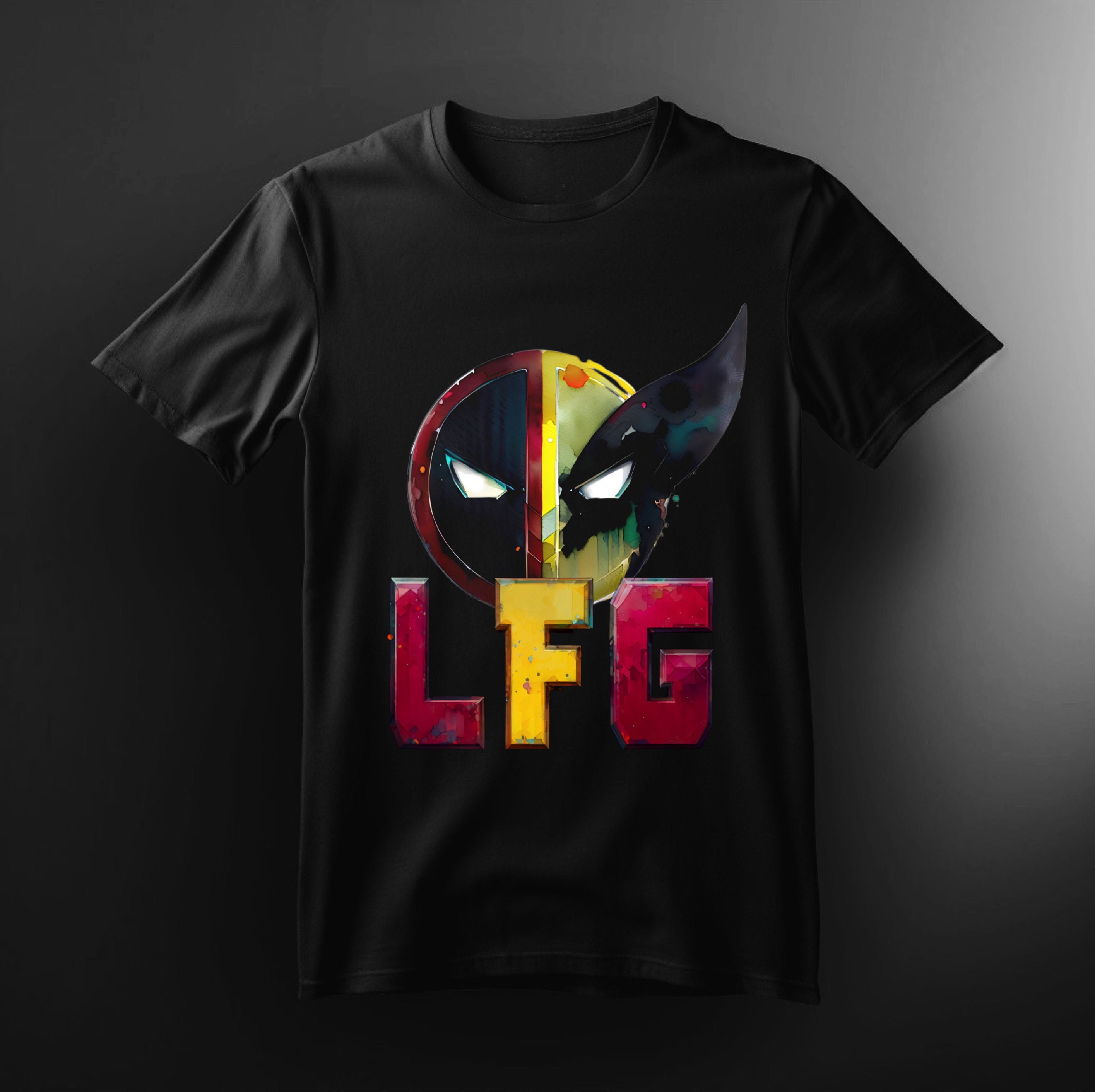 Deadpool and Wolverine LFG Watercolor Logo Marvel Comic Book MCU ...