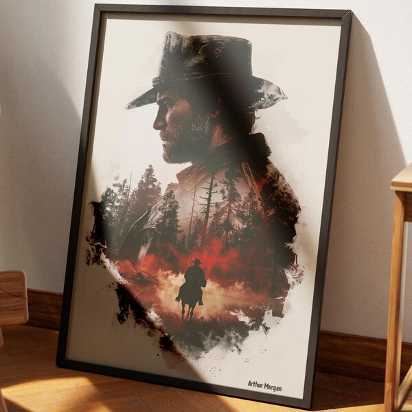 Red Dead Redemption 2 Poster - Etsy