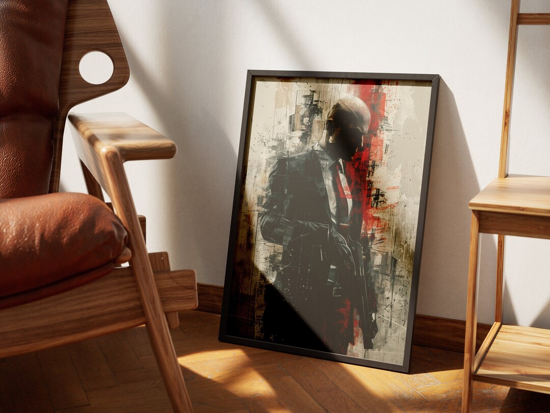 Hitman Wall Art Poster, Agent 47 Portrait, Collection 3 of 10 - Etsy
