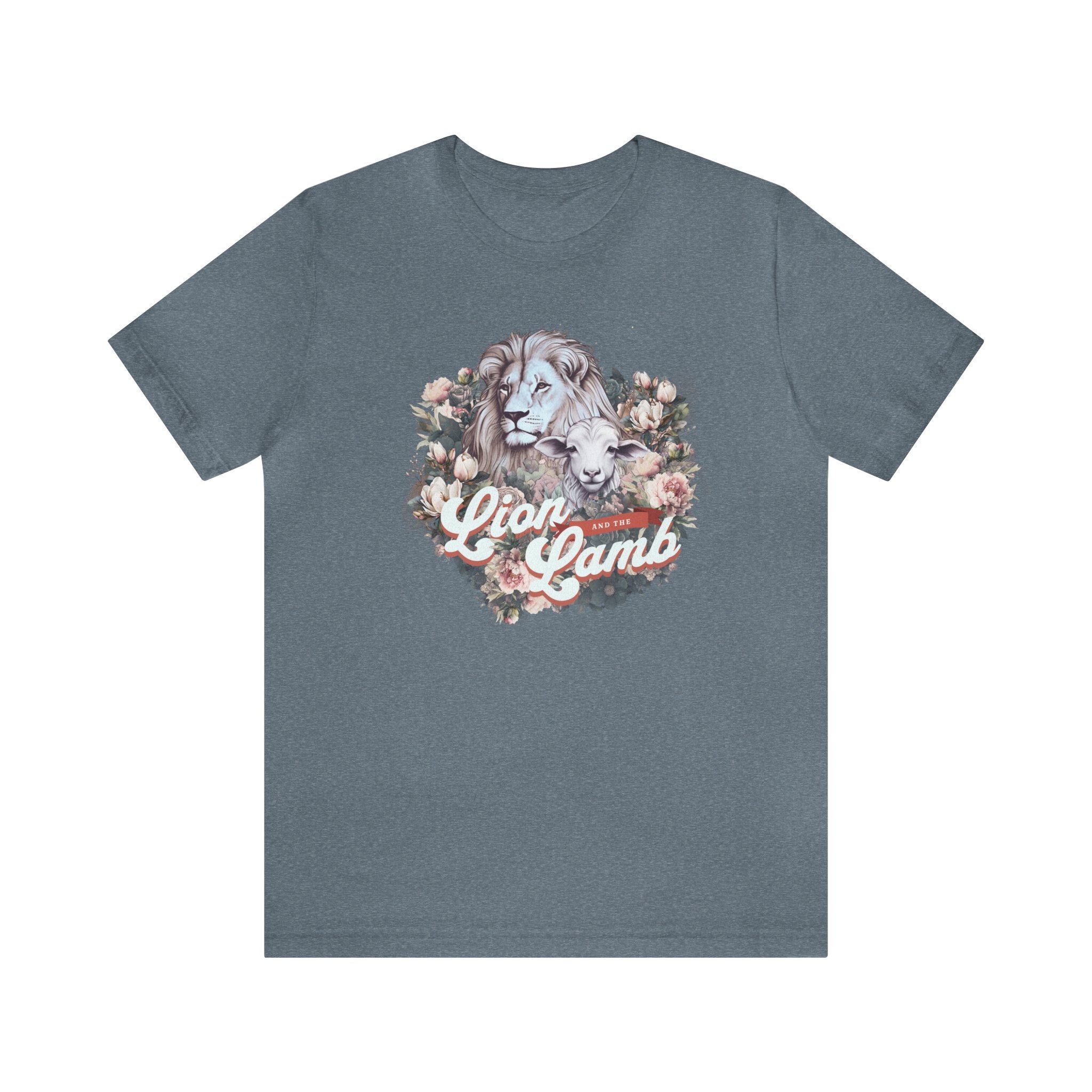 Lion and the Lamb Boho Christian T-shirt, Jesus Shirt, Christian Shirt ...