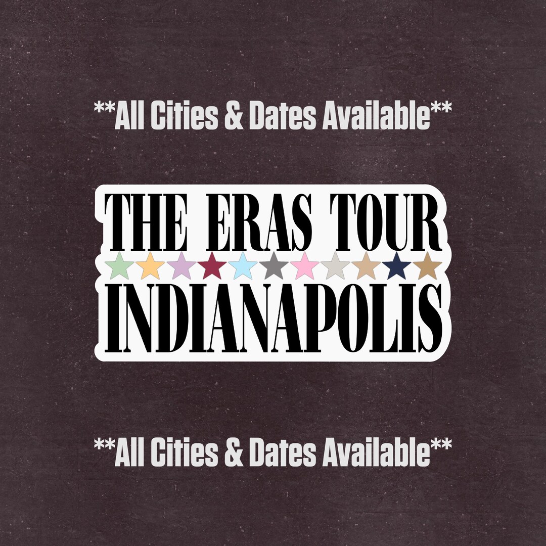 Eras Tour Commemorative Sticker - Etsy