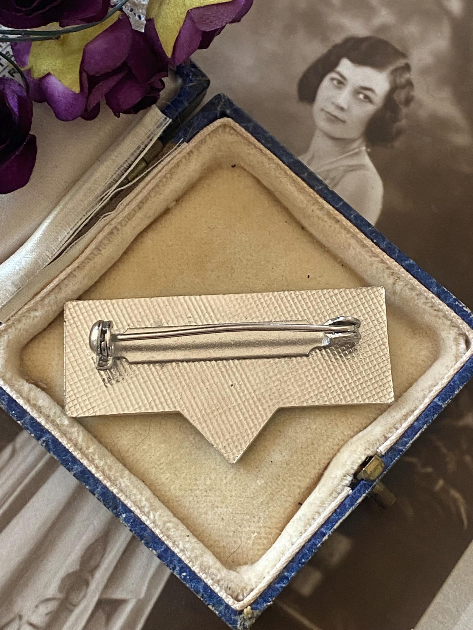 Vintage Art Deco Pierre Bex Diamond Geometric Lace Pin Brooch - Etsy