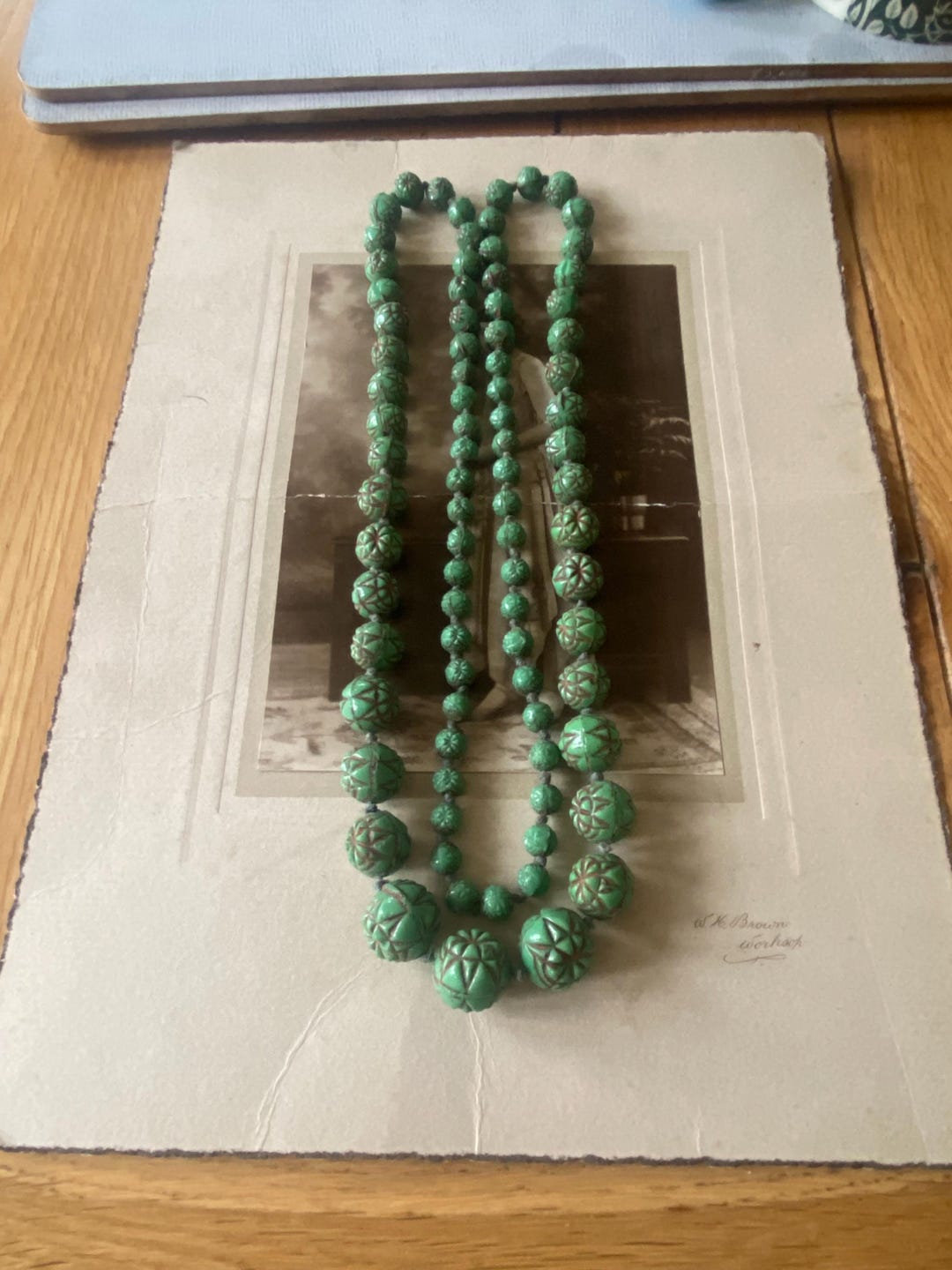 Vintage Art Deco Neiger Egyptian Revival Bead Necklace - Etsy