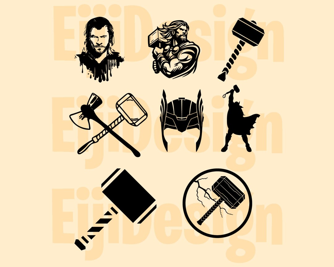 Thunder Super Hero SVG, Bundle Layered SVG, Dinosaur PNG Clip Art and ...