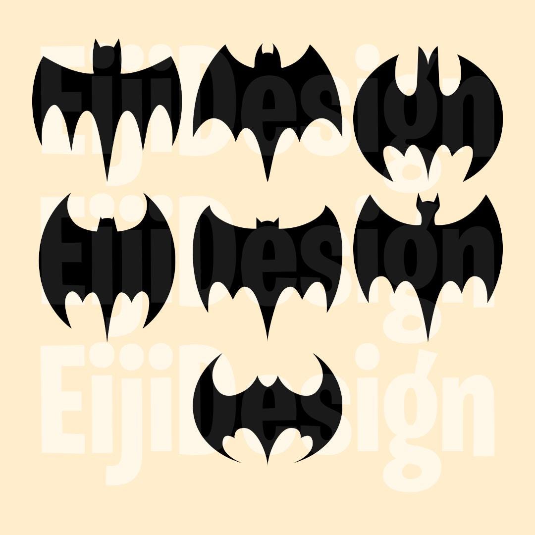 Bat Logo SVG, Bundle Layered SVG, Dinosaur PNG Clip Art and Printables ...