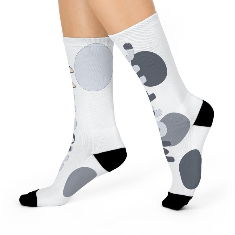Crew Socks, Fun Cartoon Socks, Bluey Inspired Socks, Cute Muffin Socks ...