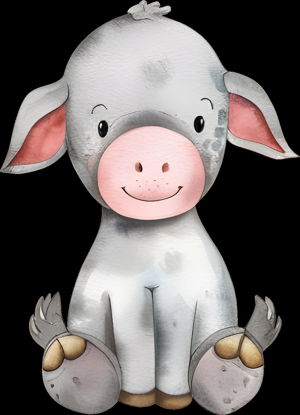 Digital Clipart Watercolor Farm PNG - Etsy