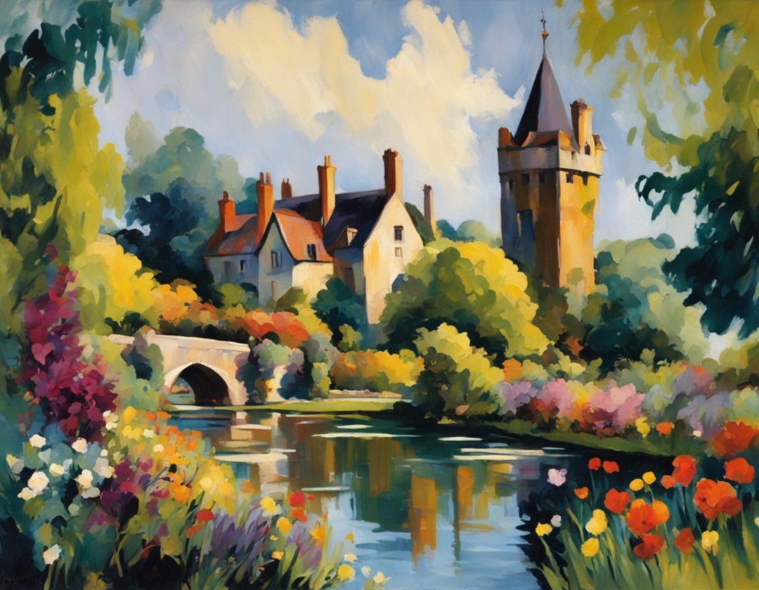 Riverside Cross Stitch Pattern Etsy