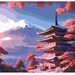 Mount Fuji Cross Stitch Pattern - Etsy