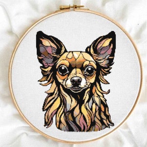 Chihuahua Cross Stitch Pattern - Etsy