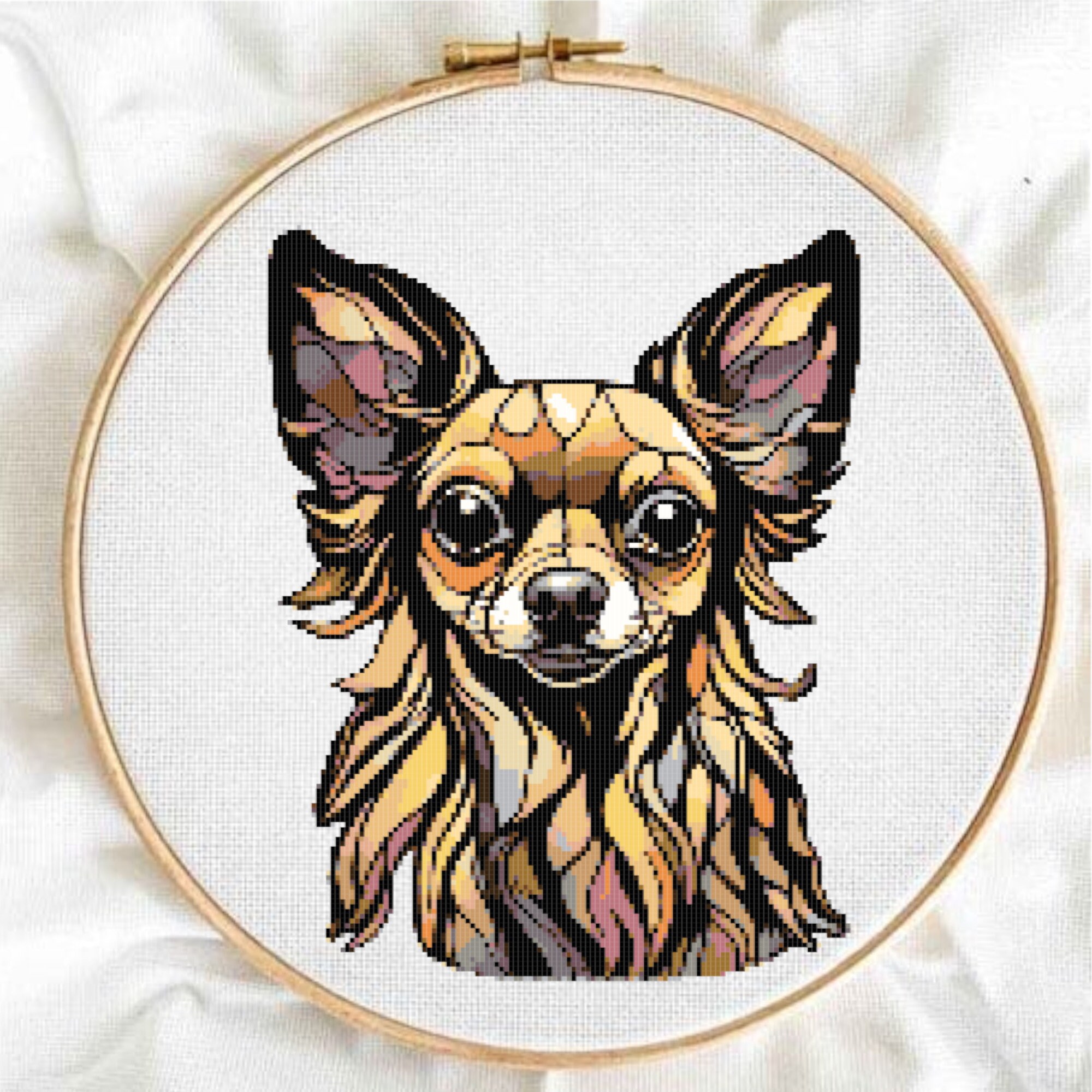 Chihuahua Cross Stitch Pattern - Etsy