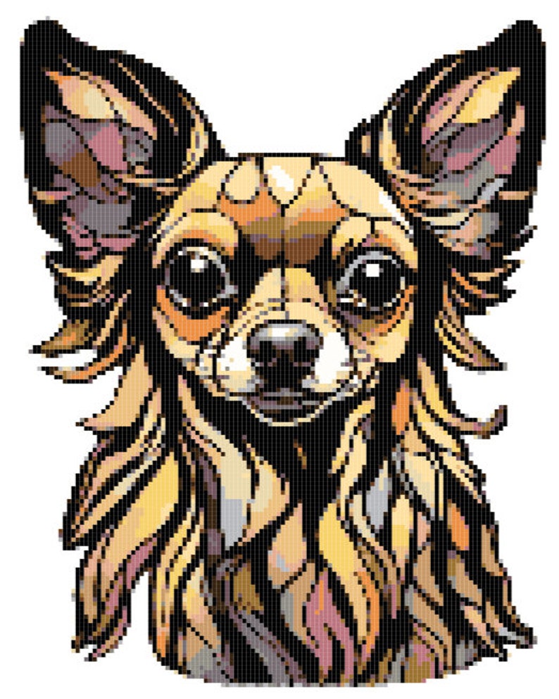 Chihuahua Cross Stitch Pattern - Etsy