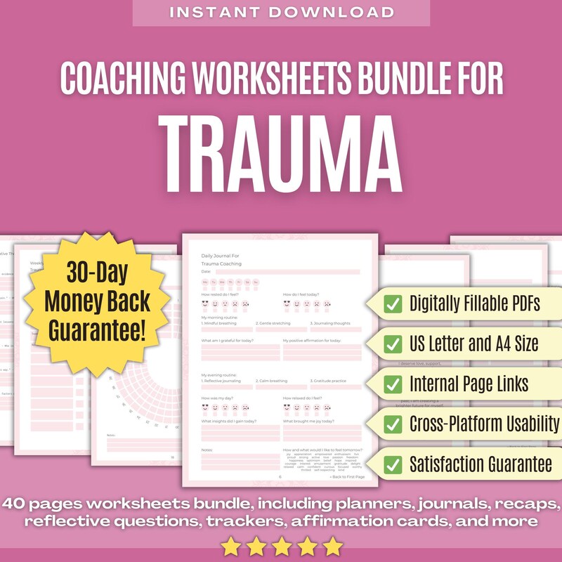 Trauma Workbook - Etsy
