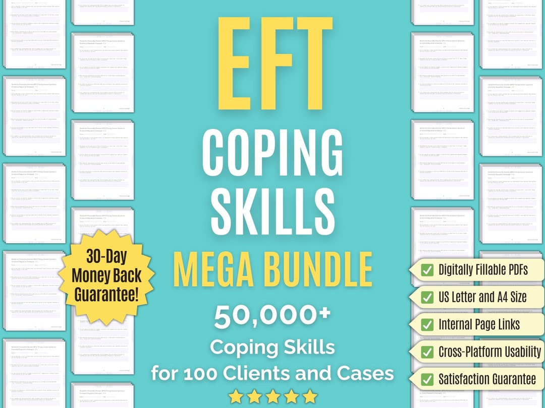 Emotionally Focused Therapy EFT Coping Skills Mega Bundle EFT Coping ...