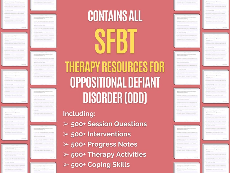 Oppositional Defiant Disorder Solution-focused Brief Therapy SFBT ...