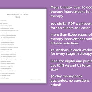 Art Therapy • Interventions Mega Bundle • Clinical Interventions ...