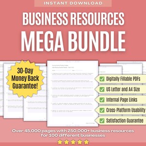 Business Resources MEGA BUNDLE Business Ideas, Growth Strategies ...