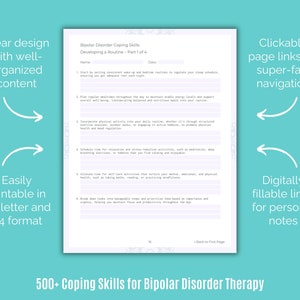 Bipolar Disorder Coping Skills Therapy, Intervention, Strategy ...