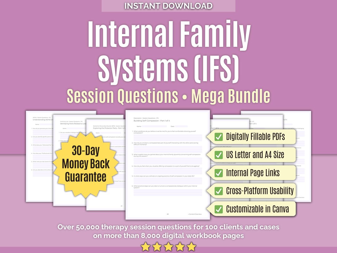 Internal Family Systems (IFS) • Session Questions Mega Bundle ...