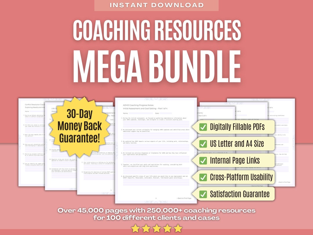 Coaching Resources MEGA BUNDLE | Coaching Questions, Coaching ...