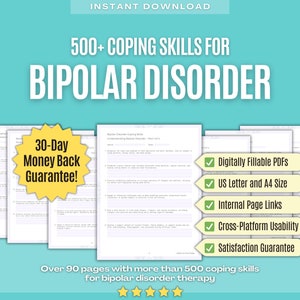 Bipolar Disorder Coping Skills Therapy, Intervention, Strategy ...