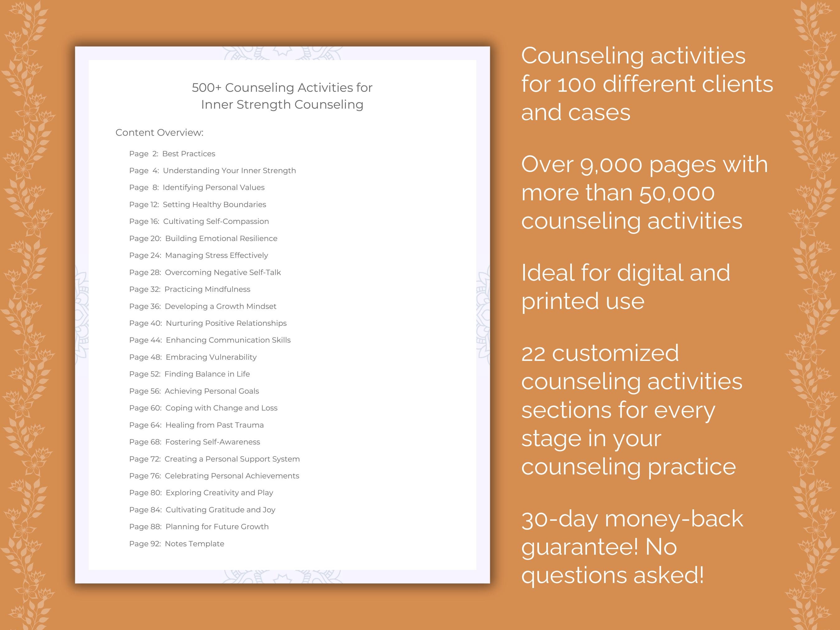 Counseling Activities MEGA BUNDLE Counseling, Activities, Therapist ...