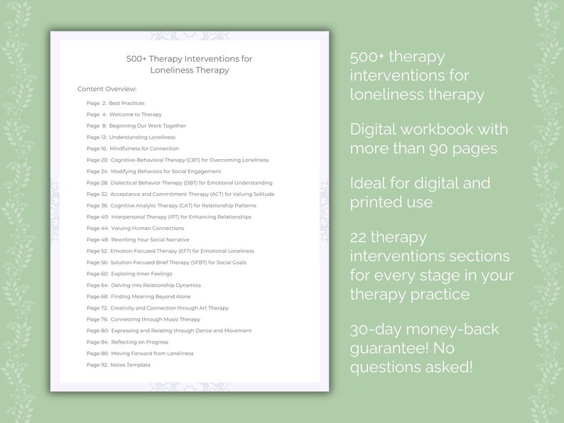 Loneliness Therapy Interventions | Therapy, Intervention, Strategy ...