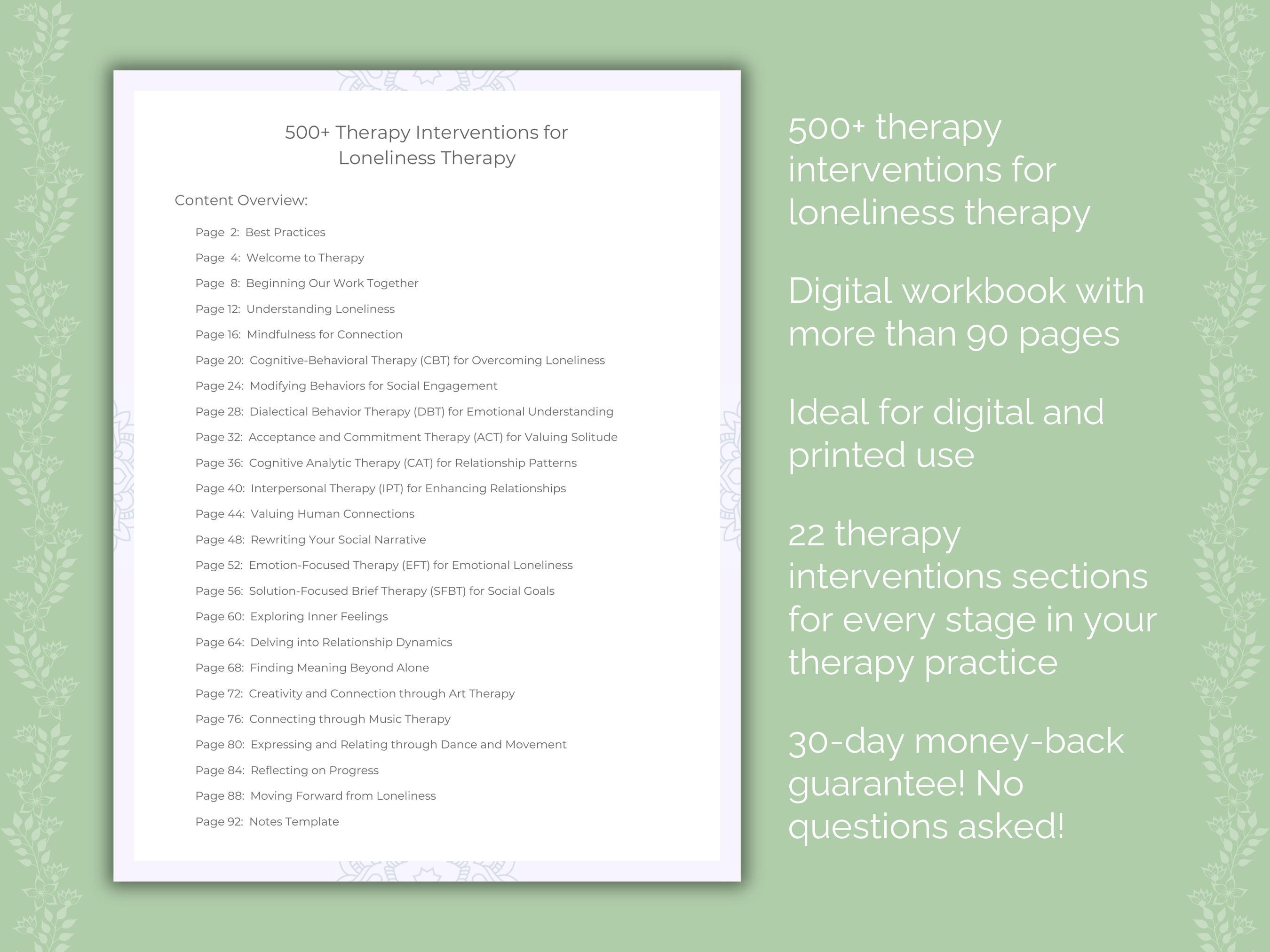Loneliness Therapy Interventions | Therapy, Intervention, Strategy ...