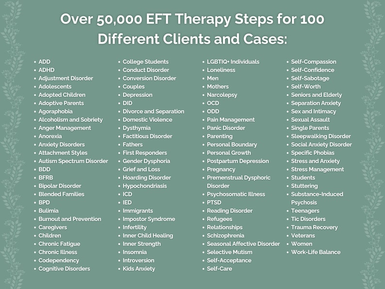 Emotionally Focused Therapy (EFT) • Therapy Steps Mega Bundle ...