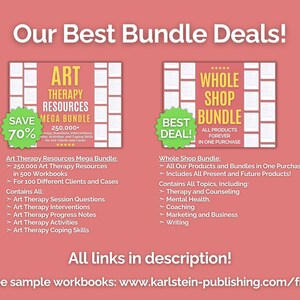 Art Therapy Interventions MEGA Bundle | Art Therapy Interventions ...