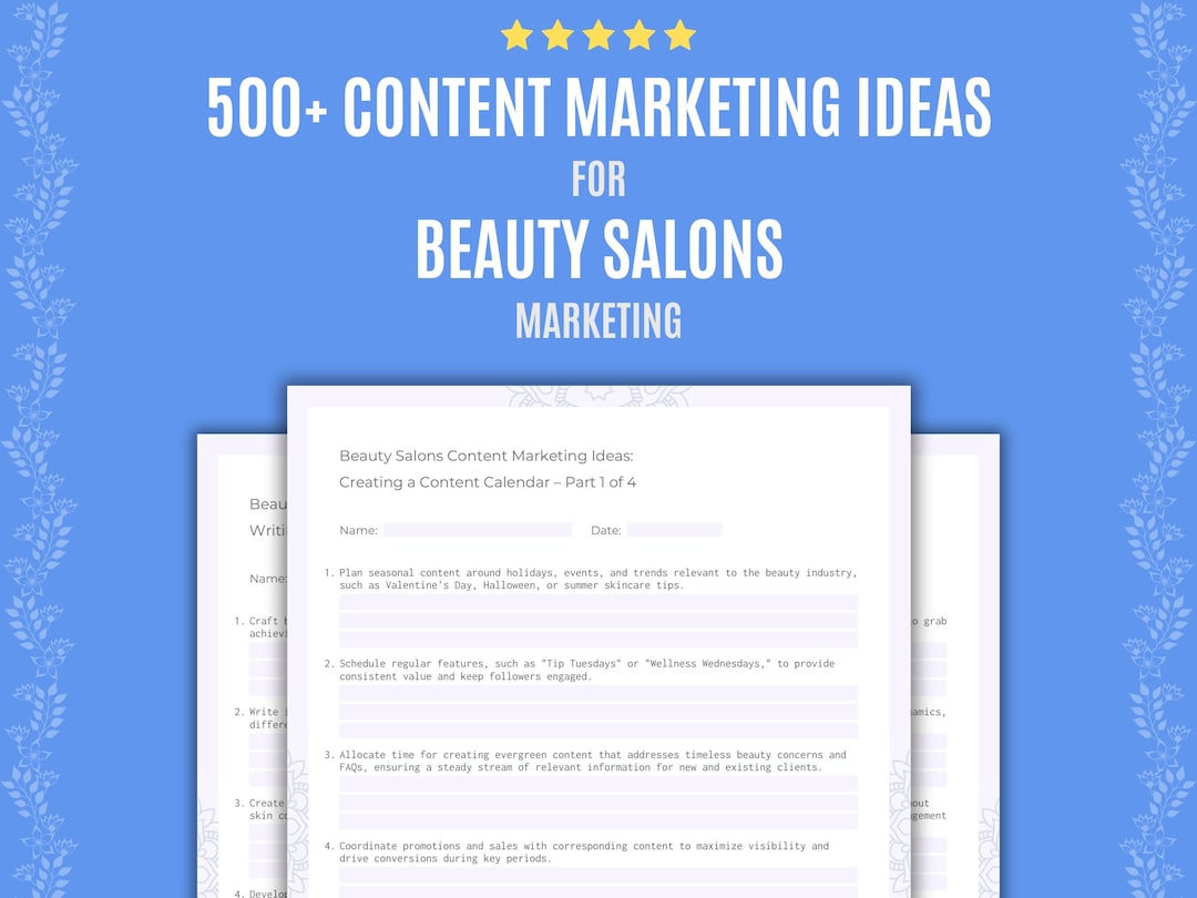 Beauty Salons Content Marketing Ideas Beauty Salons Marketing, Content ...