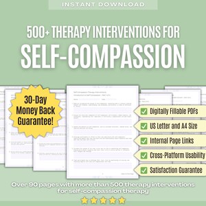 Self-compassion Therapy Interventions Therapy, Intervention, Strategy ...
