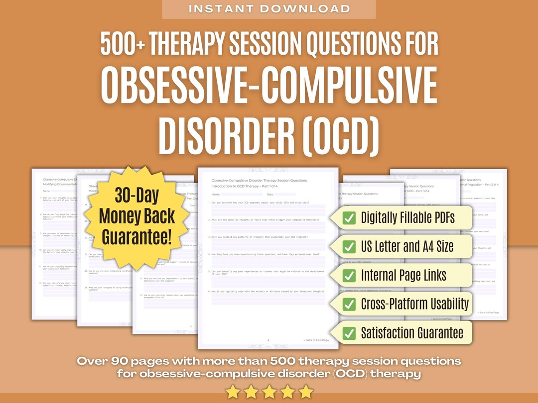 Obsessive-compulsive Disorder (OCD) Therapy Session Questions | Therapy ...